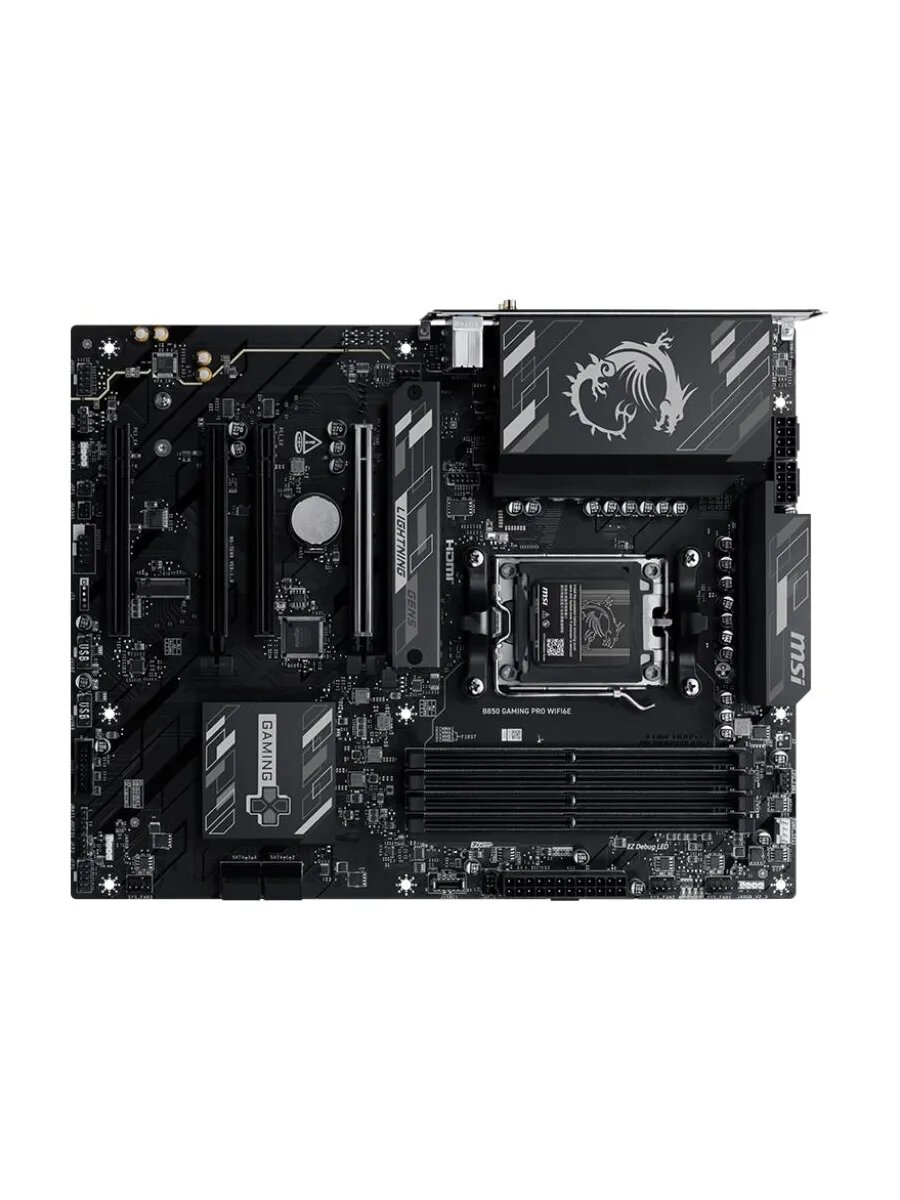 Материнская плата MSI B850 GAMING PRO WIFI6E Socket AM5 AMD B850 4xDDR5 ATX AC`97 8ch(7.1) 2.5Gg RAID+HDMI+DP