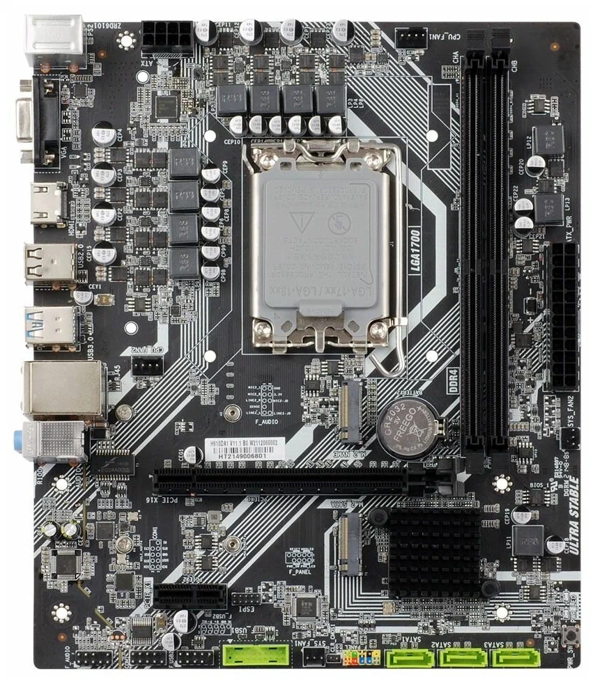 Материнская плата Esonic H610DA, mATX, LGA1700