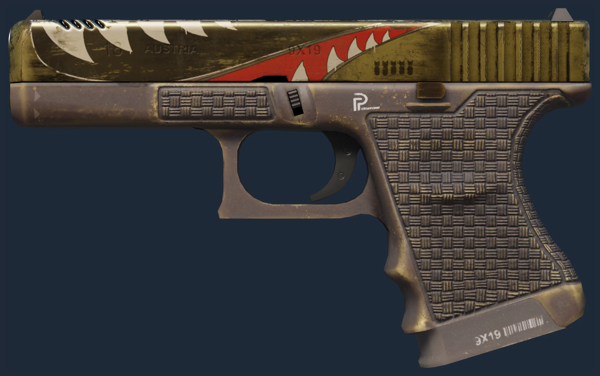 StatTrak™ Glock-18 | Ястреб (Немного поношенное) Скины CS2 с быстрой автовыдачей steam trade