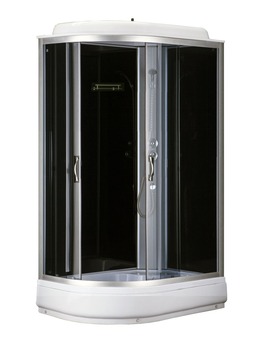 Душевая кабина Loranto CS-66120-20 R G 120х80 прозрачное стекло/профиль хром, правосторонняя