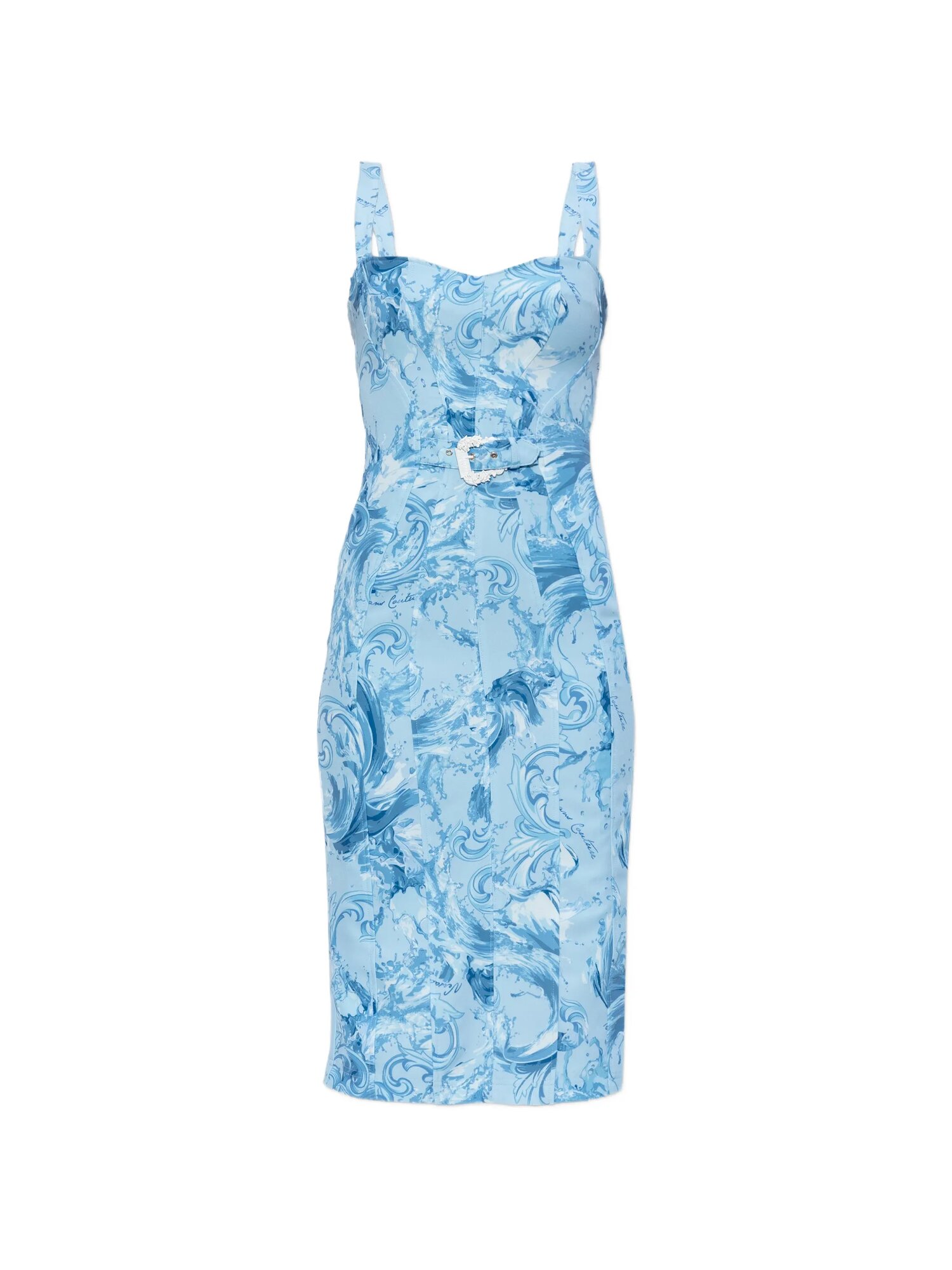 Платье Buckle print dress
