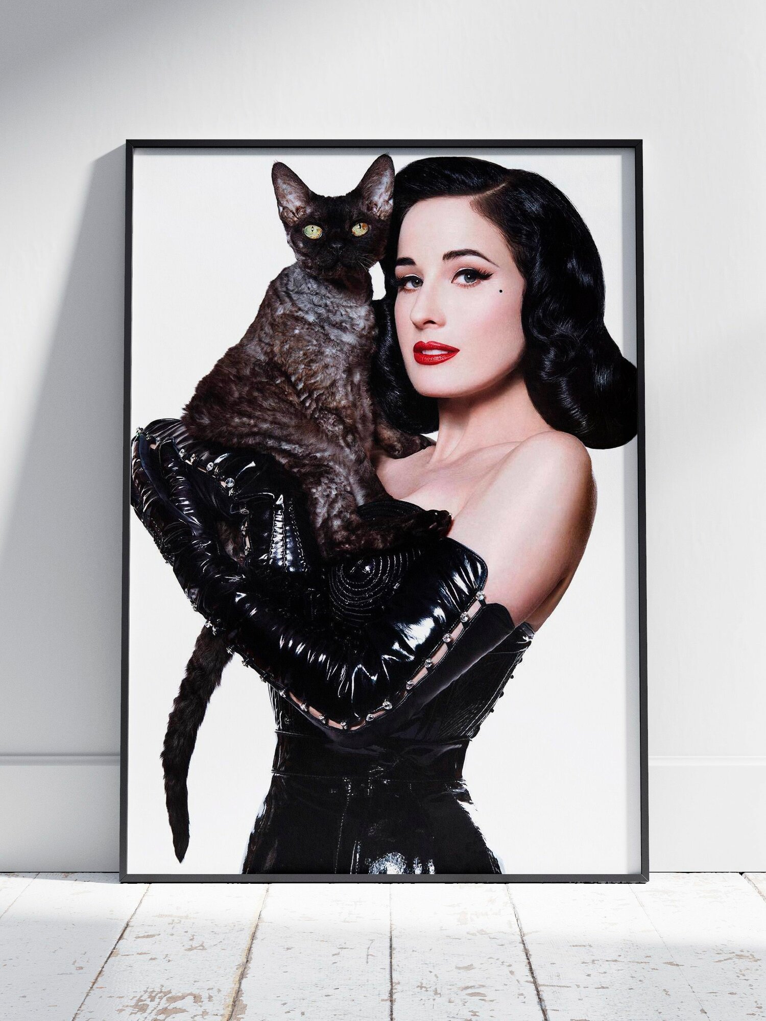 Плакат на стену для интерьера Дита фон Тиз (Dita Von Teese 38) - Постер по модели, бренду и моде формата A4 (21x30 см)