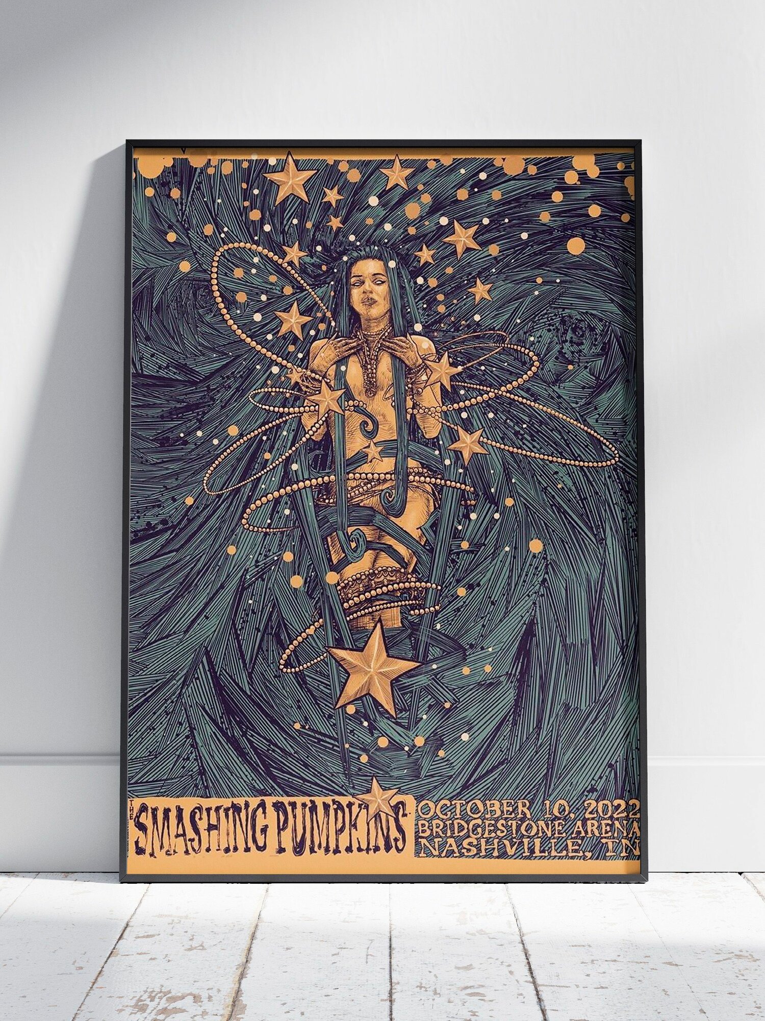Плакат на стену для интерьера Смэшинг Пампкинс (Smashing Pumpkins 23) - Постер по музыке и артисту формата A4 (21x30 см)