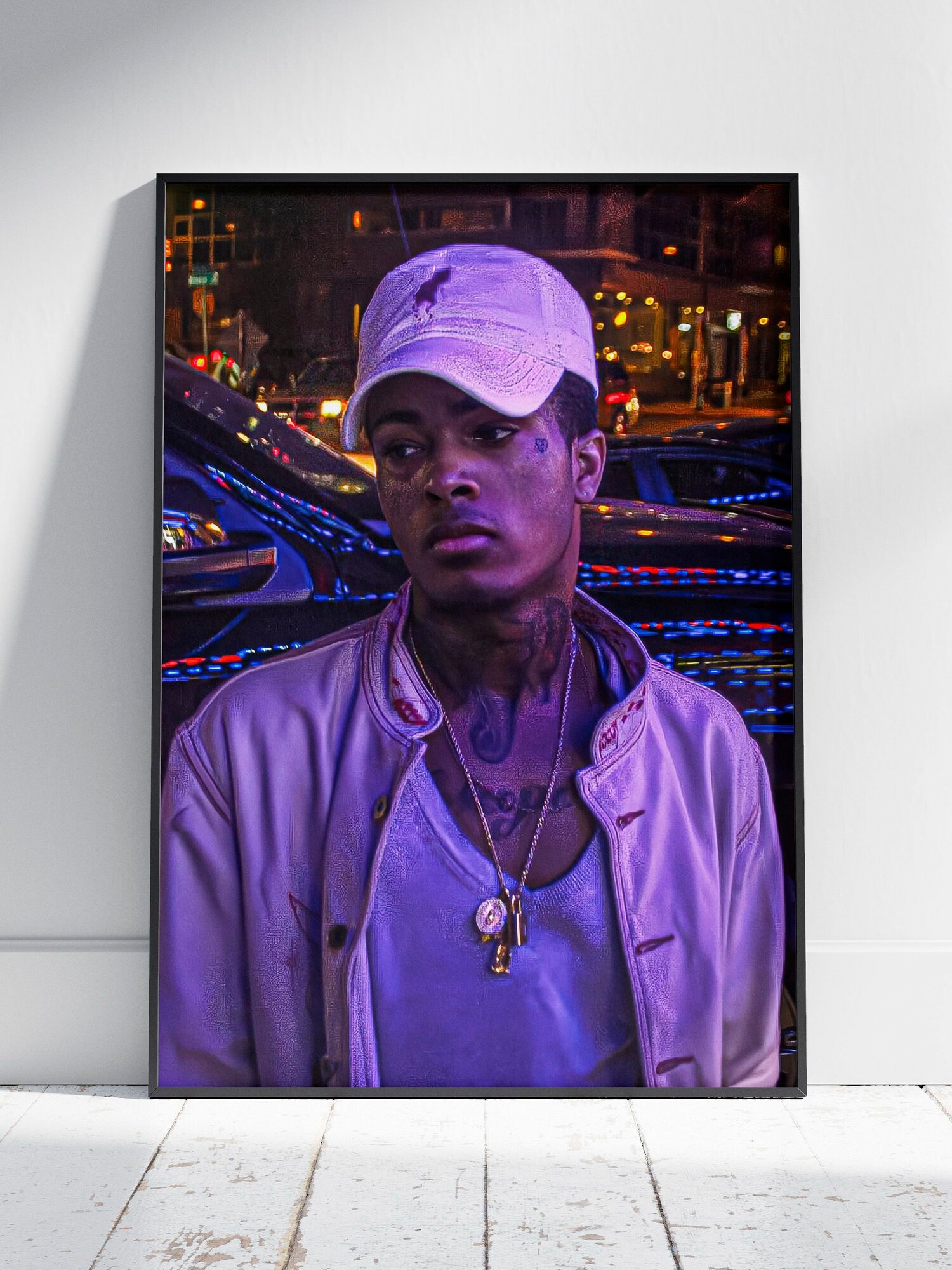 Плакат на стену для интерьера XXXTentacion (Тентасьон 85) - Постер по музыке и артисту формата A4 (21x30 см)