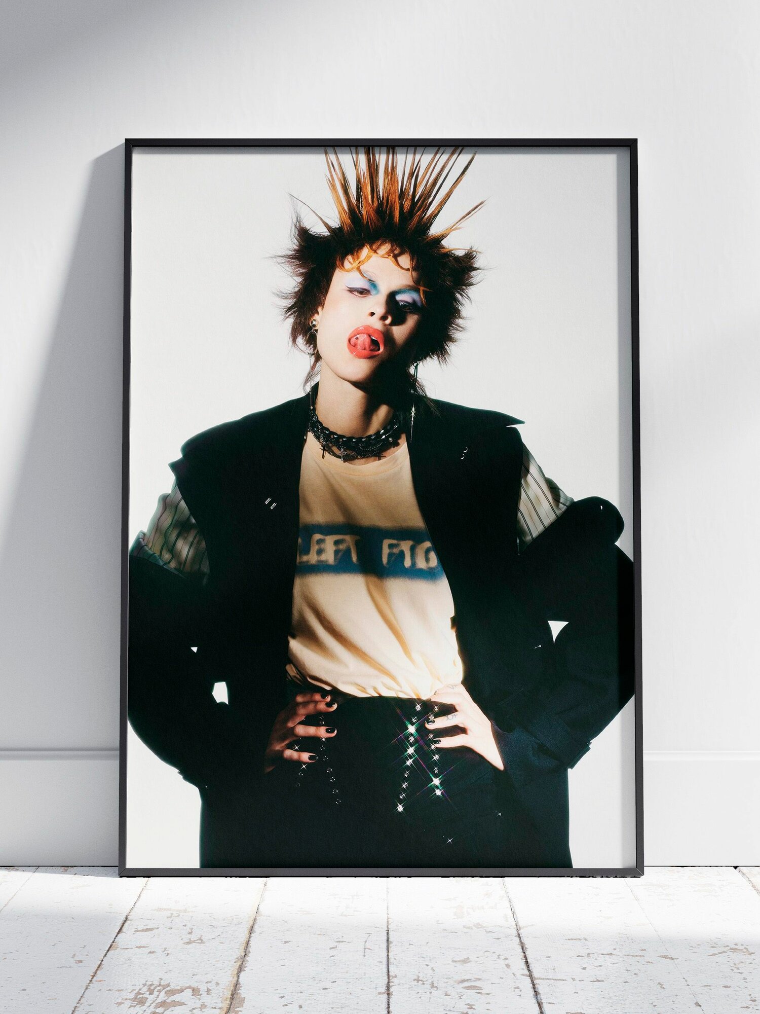 Плакат на стену для интерьера Стиль Панк (Punk Style 1) - Постер по моде и эстетике формата A4 (21x30 см)