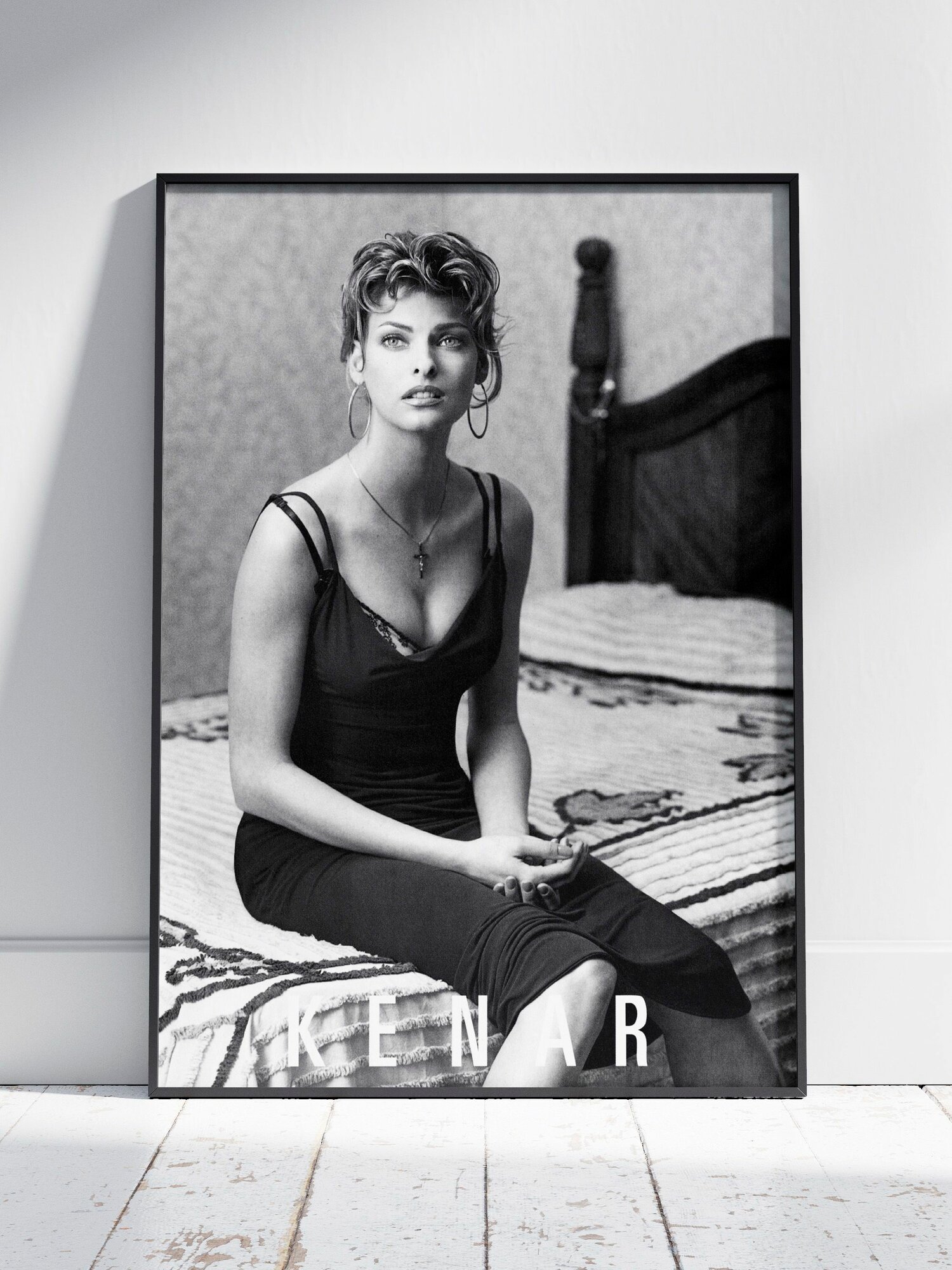 Плакат на стену для интерьера Линда Евангелиста (Linda Evangelista 11) - Постер по модели, бренду и моде формата A4 (21x30 см)
