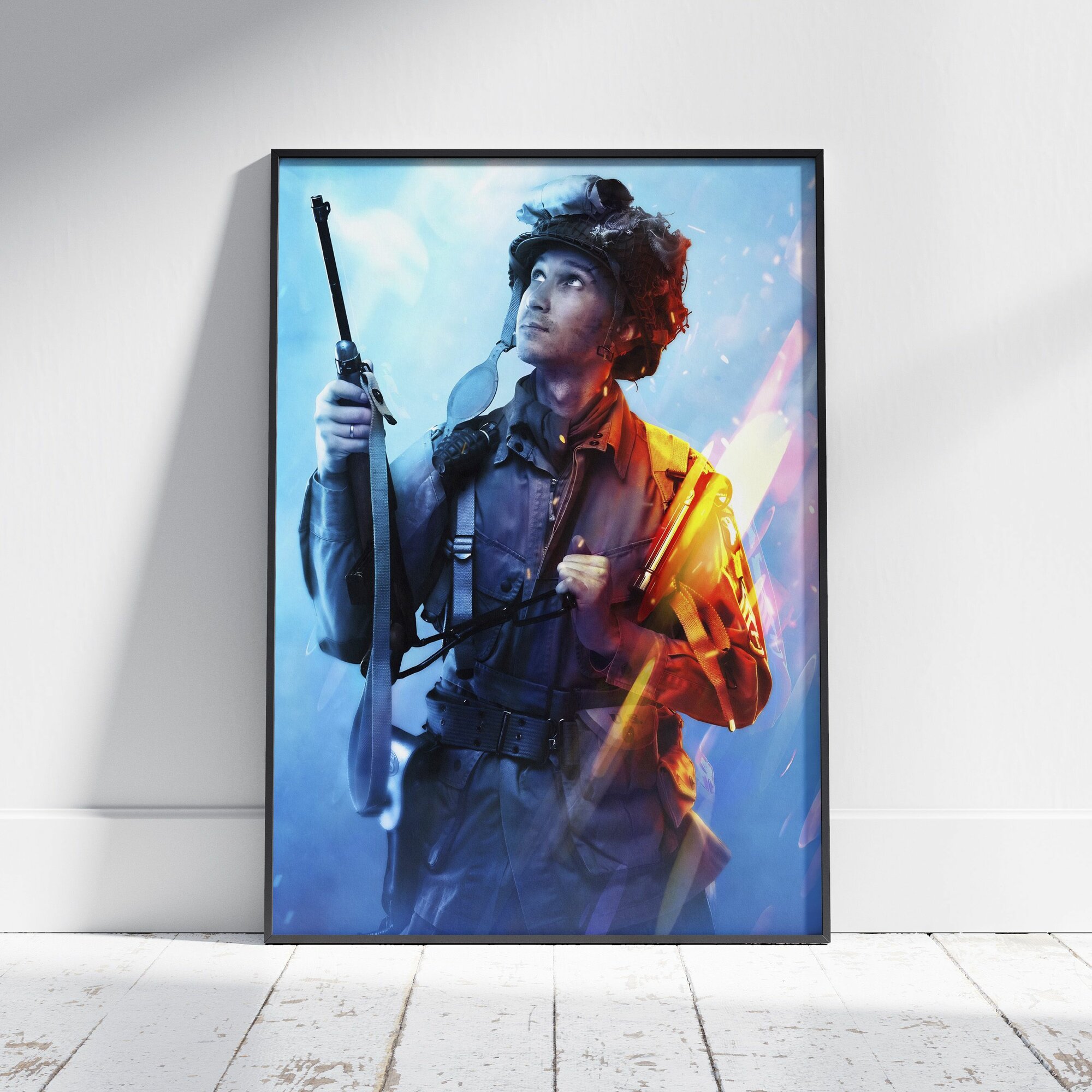 Плакат на стену для интерьера Бателфилд (Battlefield 5 - 13) - Постер по игре формата А4 (21x30 см)