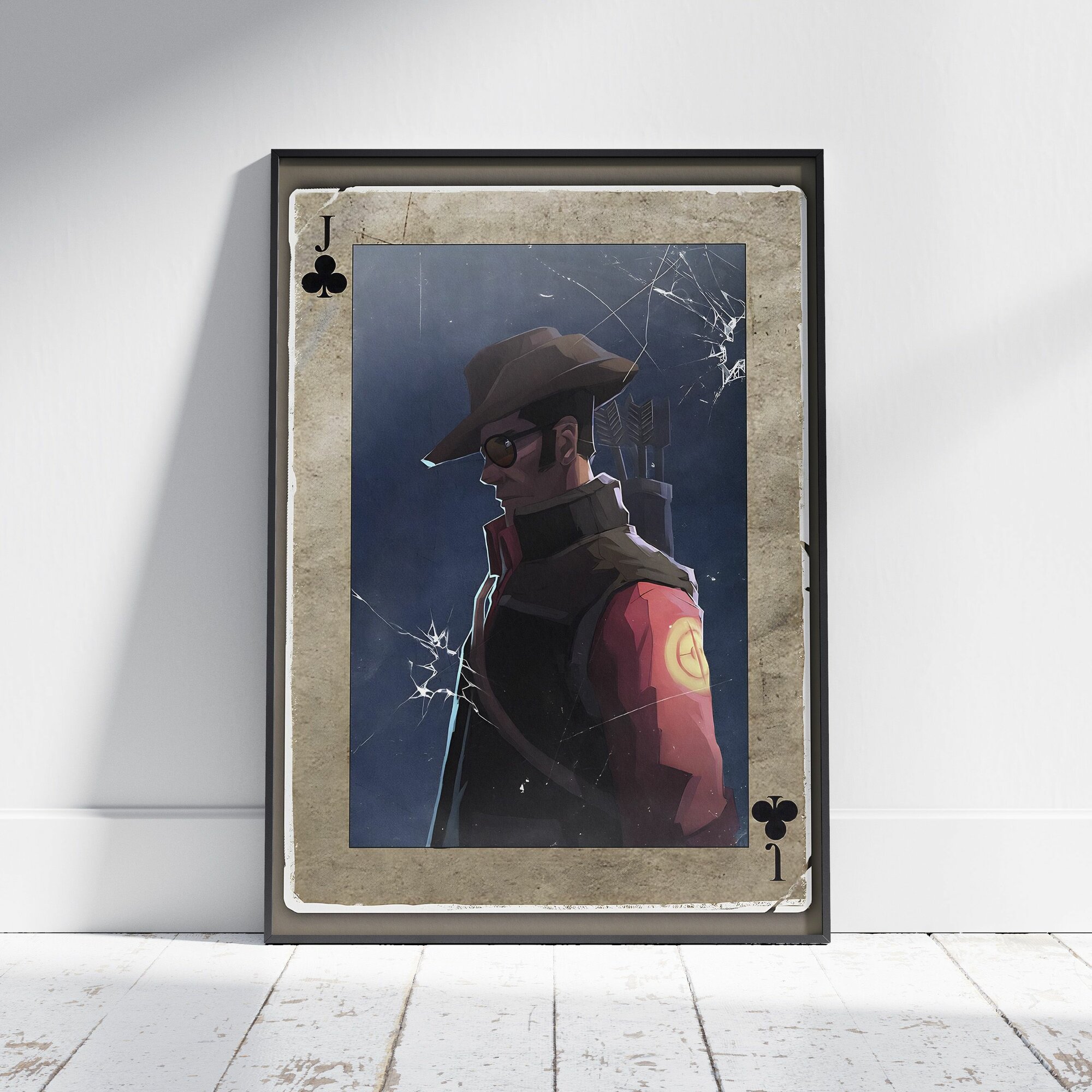 Плакат на стену для интерьера Team Fortress 2 (Снайпер 3) - Постер по игре формата А3 (30x42 см)