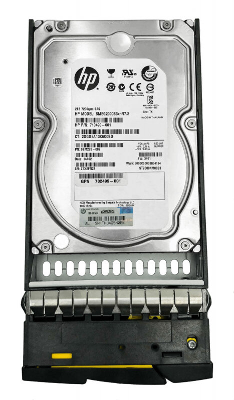 Жесткий диск HP SMEG2000S5xnN7.2 2Tb 7200 SAS 3,5" HDD