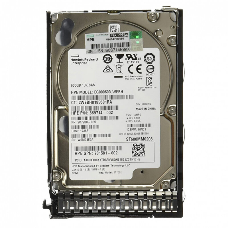 Жесткий диск HP 872477-B21 600Gb 10000 SAS 2,5" HDD