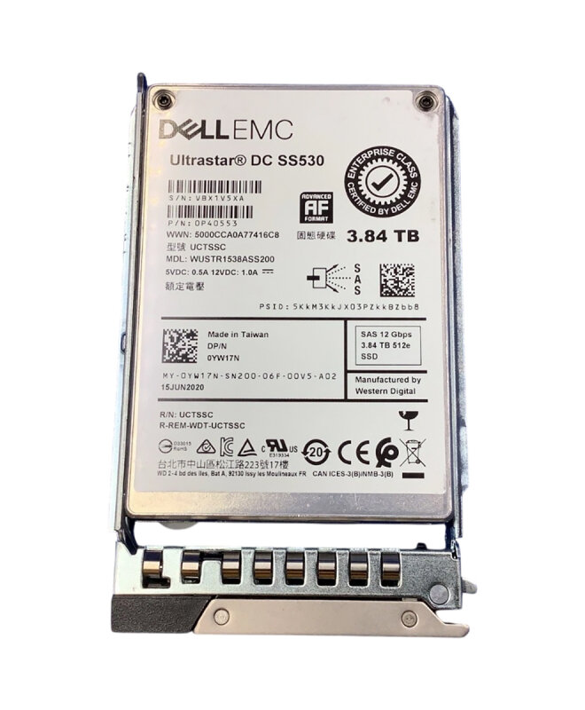 Жесткий диск Dell 0YW17N 3.84TB SAS 2,5" SSD