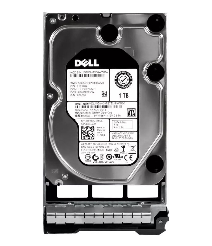 Жесткий диск Dell WD1004FBYZ-18YCBB0 1Tb SATAIII 3,5" HDD