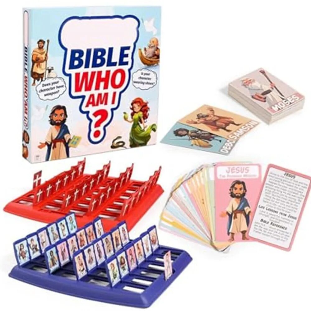 Настольная игра Библейские персонажи : карточки историй и стихов для детей и взрослых