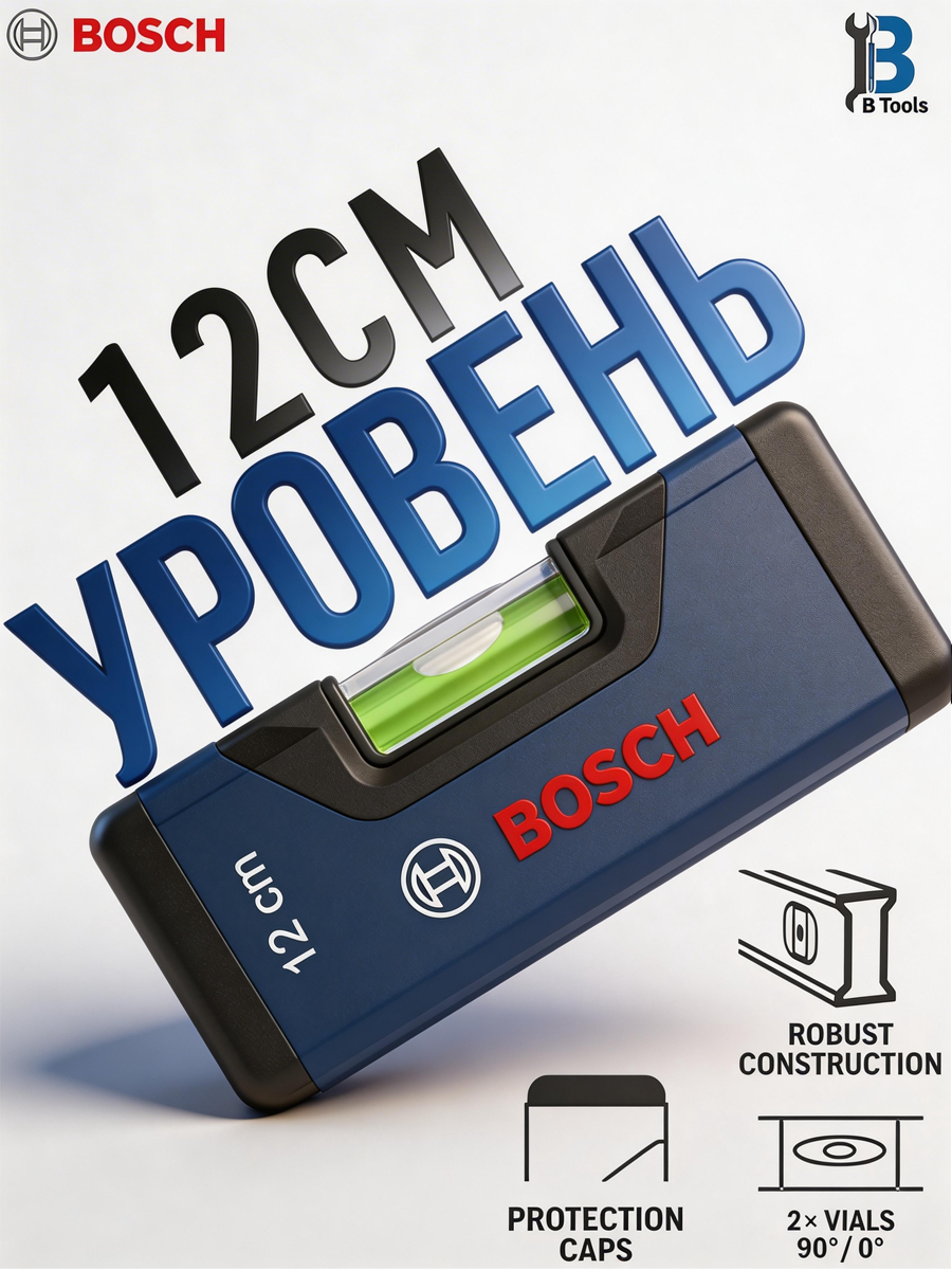 Уровень Bosch, 12 см