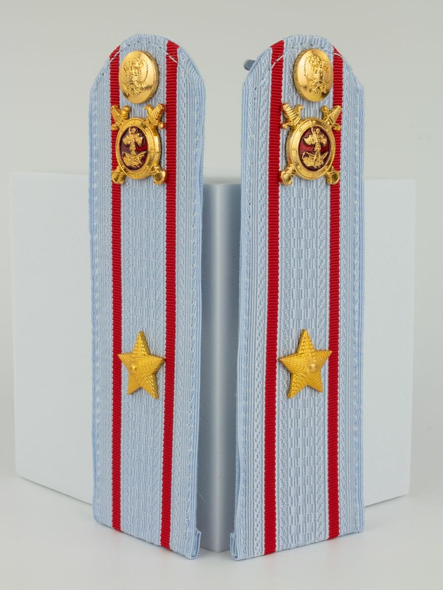 Погоны голубые картонные, Майор МДВ
