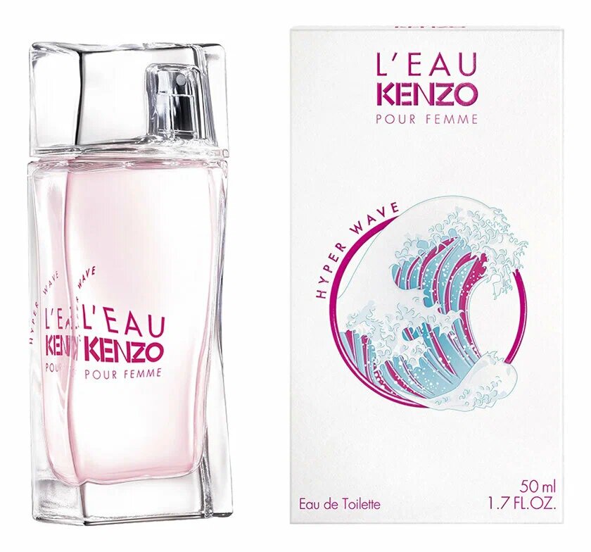 Туалетная вода Kenzo L'Eau pour Femme Hyper Wave, женская, 50мл