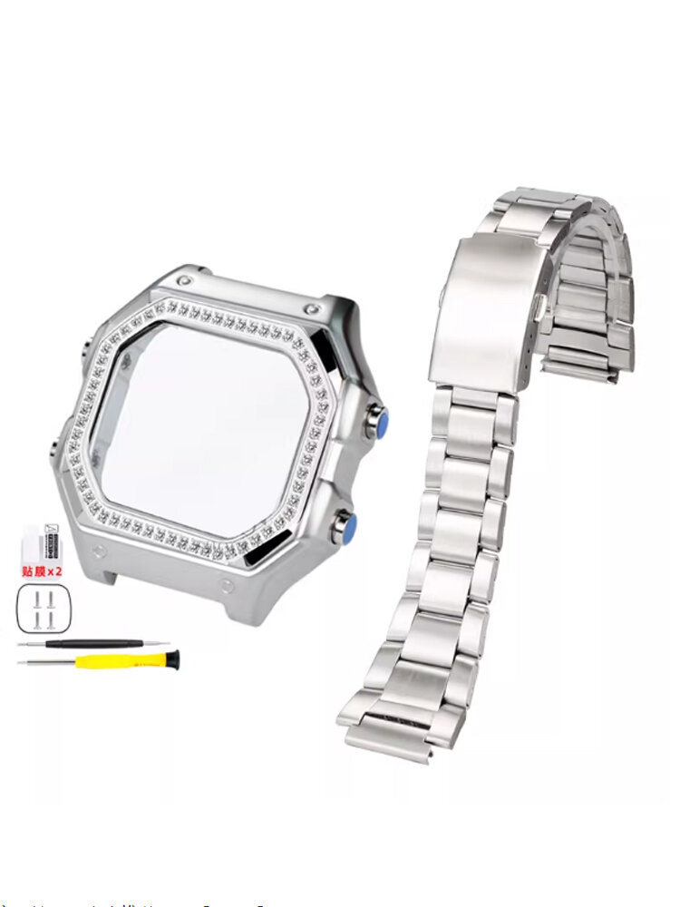 Корпус и ремешок из нержавеющей стали для часов Casio AE-1200 AE-1300, комплект для модернизации