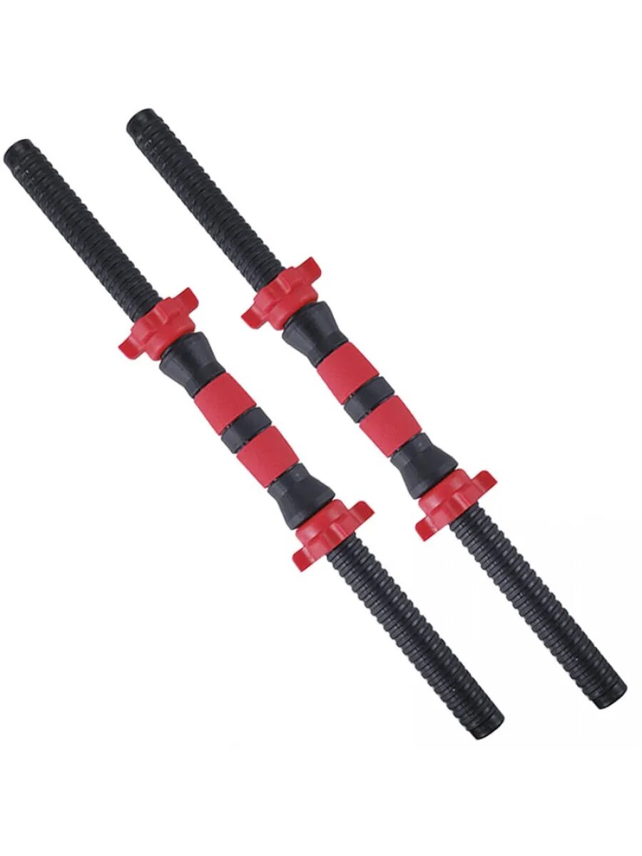 Набор гантельных грифов Voitto 45 см (м/п), d-25 мм, RED (2