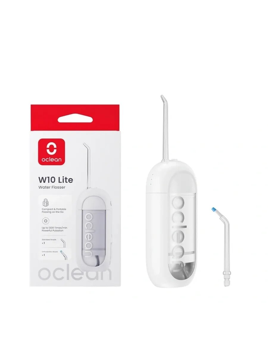 Ирригатор для полости рта Oclean W10 Lite, белый