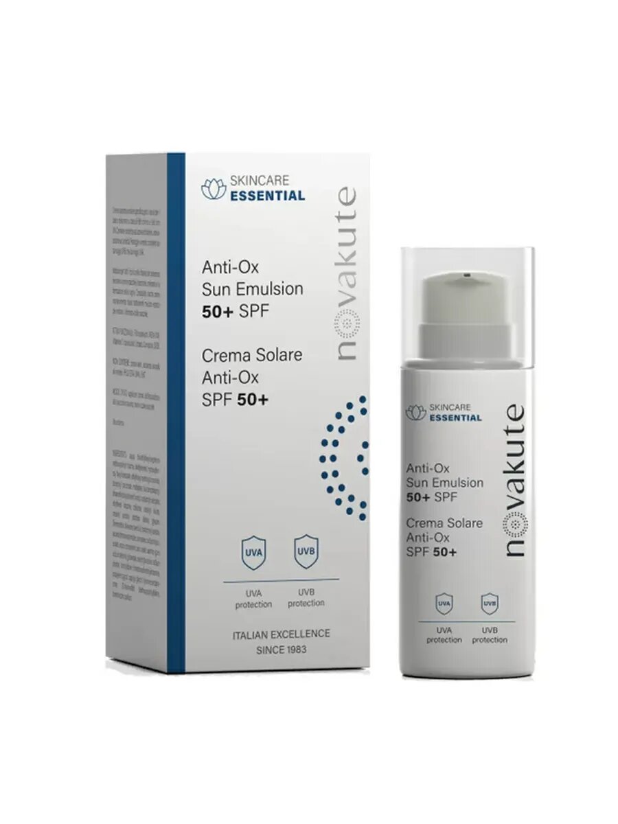 NOVAKUTE Anti-Ox Sun Emulsion Крем против фотостарени 50 мл