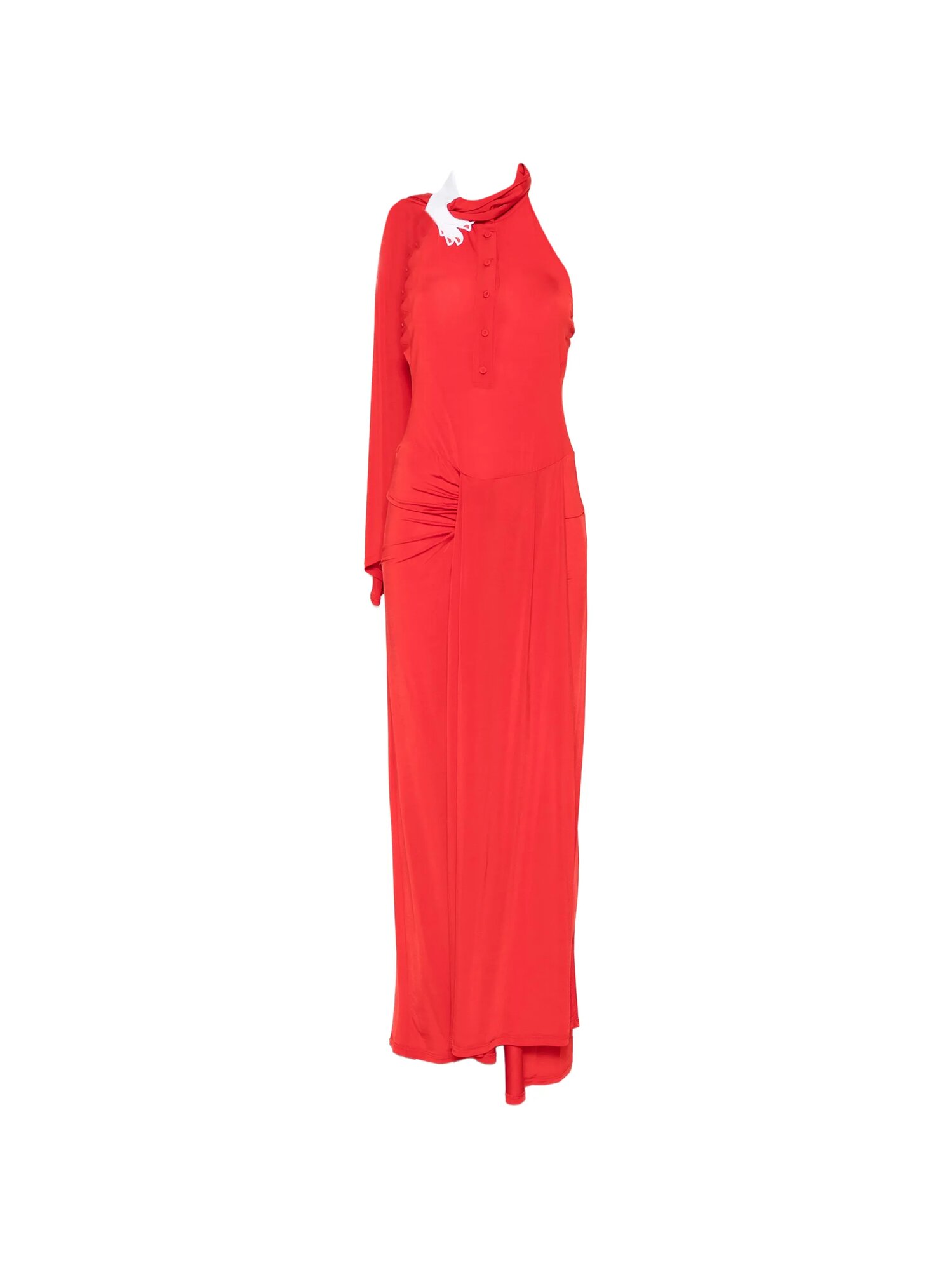Платье Halter-neck asymmetrical maxi dress