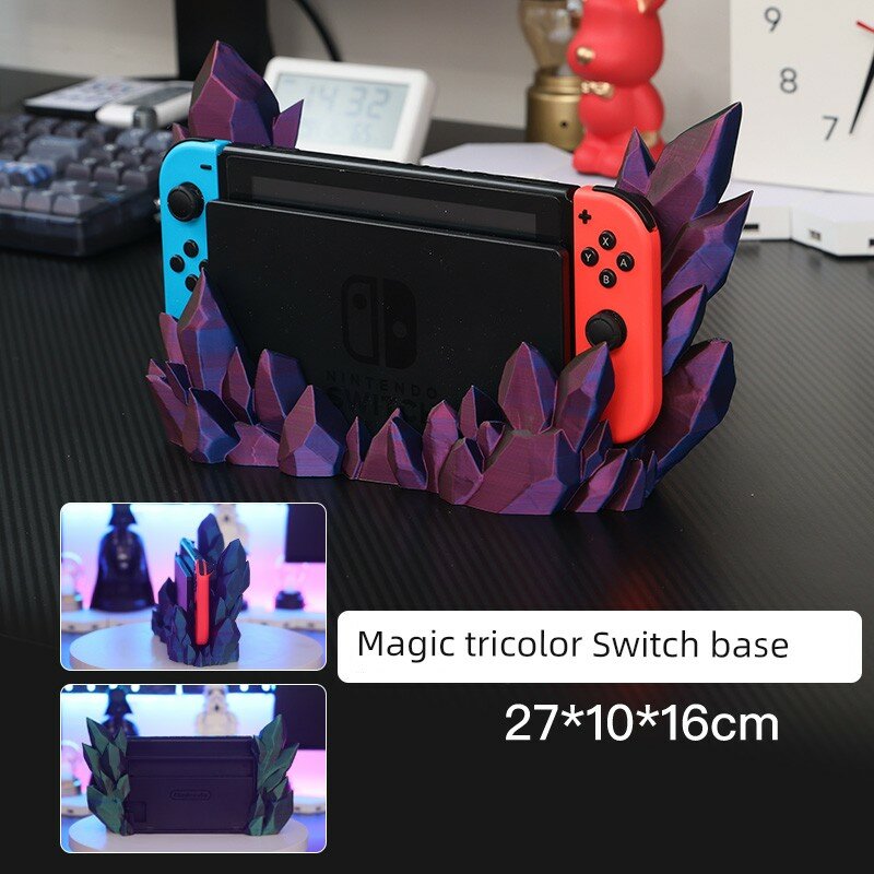 Подставка для Nintendo Switch стандартная в магическом трехцветном дизайне