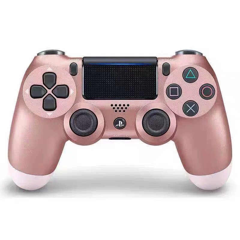 Розовое золото Новый PS4 Pro Беспроводной Контроллер Bluetooth для ПК, Steam, iOS Игровых Устройств - Оригинальный