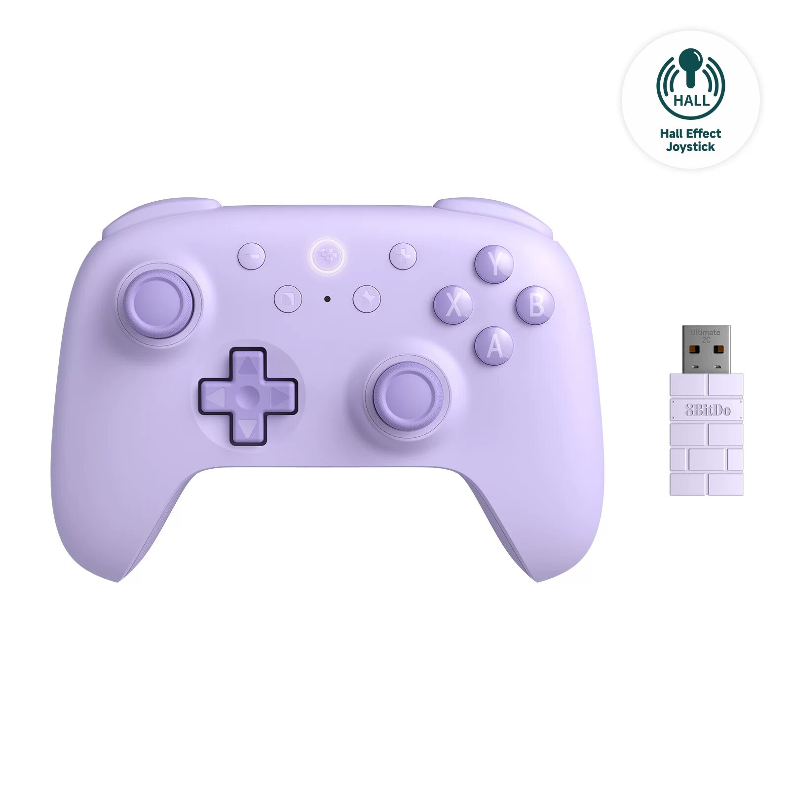 8Bitdo Ultimate 2C Dual Hall беспроводной контроллер - Фиолетовый для Nintendo Switch, PS4, Xbox игровая консоль