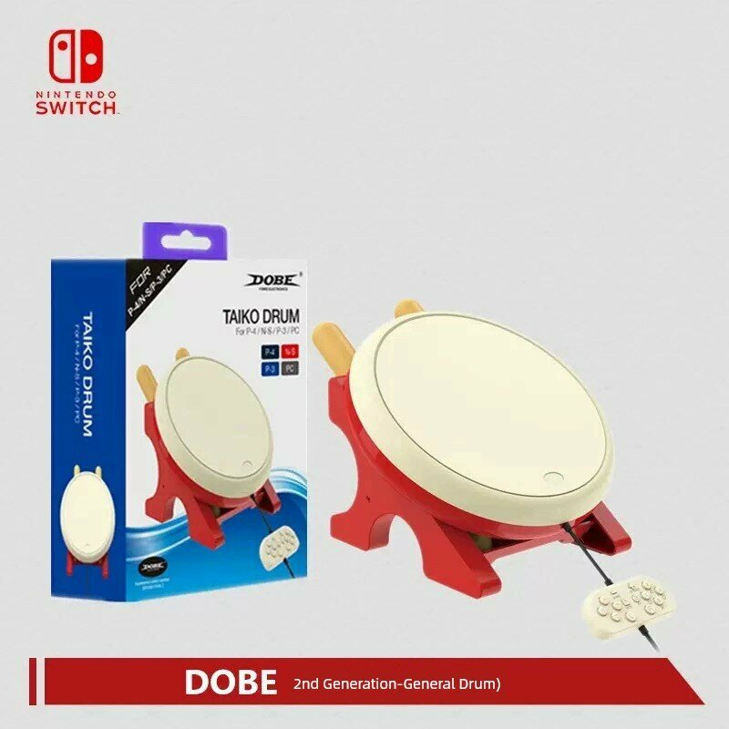 Вторая версия барабанного контроллера DOBE для Nintendo Switch, PS4 и PC - универсальная совместимость с игрой Taiko