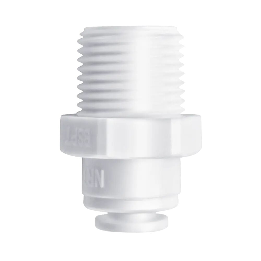 Фитинг на смеситель барьер 1/2" – 1/4" из полипропилена для проточных фильтров