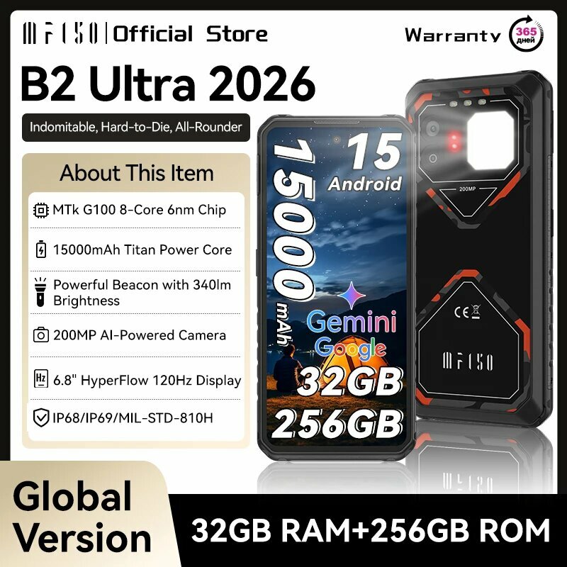 Смартфон IIIF150 B2 Ultra, 32/256ГБ
