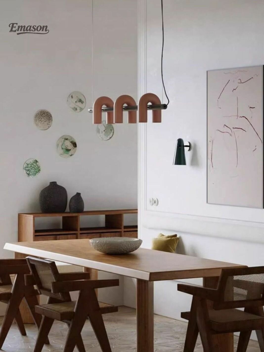 Подвесная люстра для столовой люстра Cassina, длинная, креативный дизайн, современный стиль Красный
