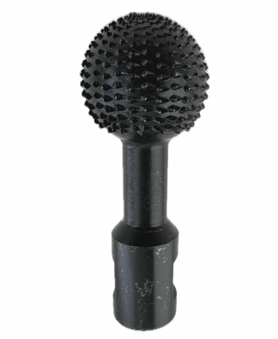 Фреза сферическая (шарошка) по дереву Rusconnect М14 40мм для УШМ