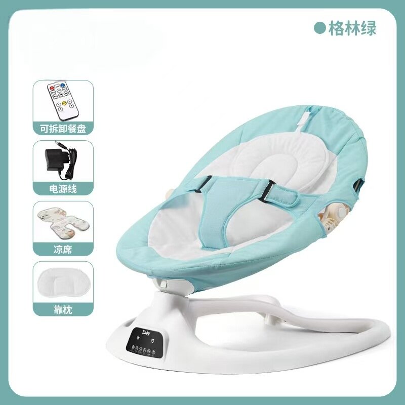 Детское кресло-качалка, электрическое кресло-качалка, устройство для успокоения младенцев, многофункциональное комфортное кресло для малышей, колыбель-кроватка для новорожденных.