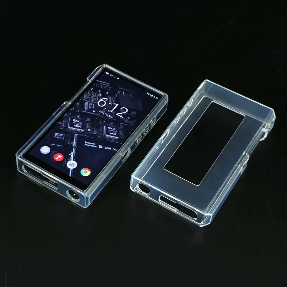 Прозрачный чехол Running Camel для FiiO M11 Plus LTD, Clear black