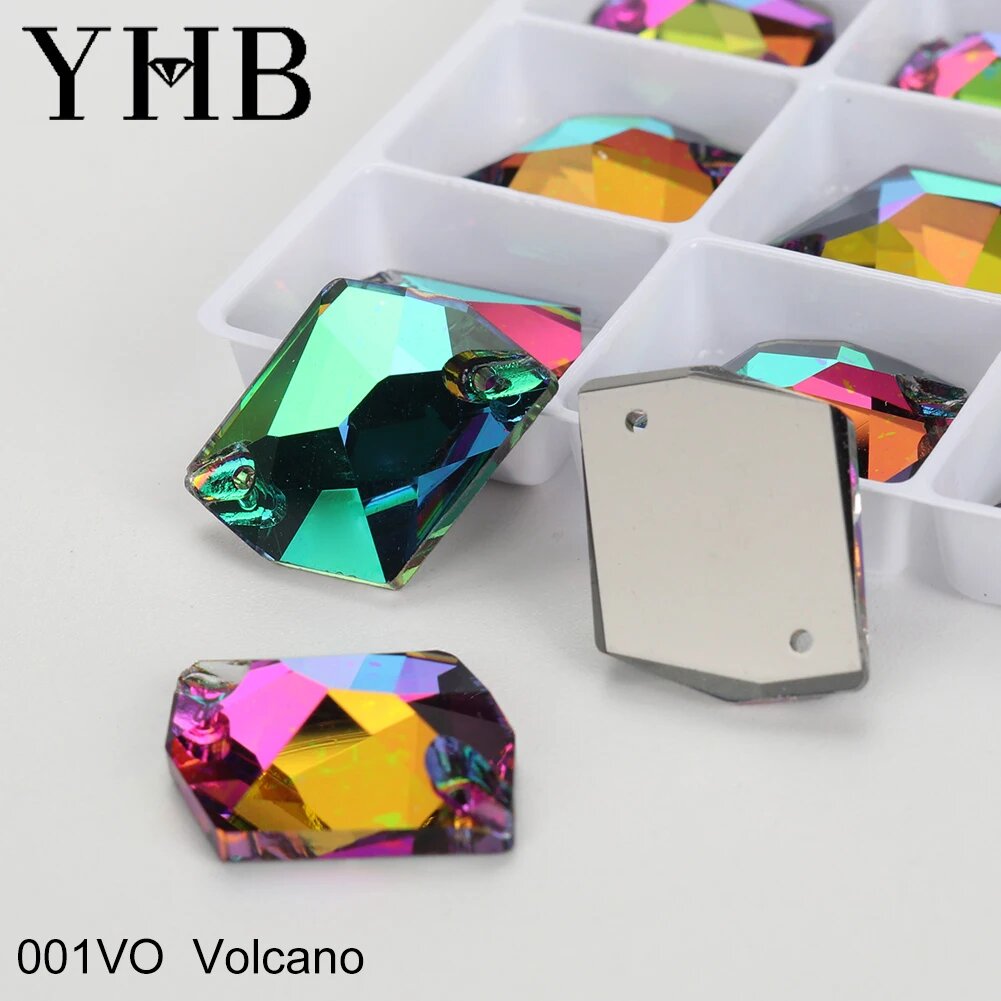 Стразы YHB Volcano 001VO, 11mm/14mm, 28шт