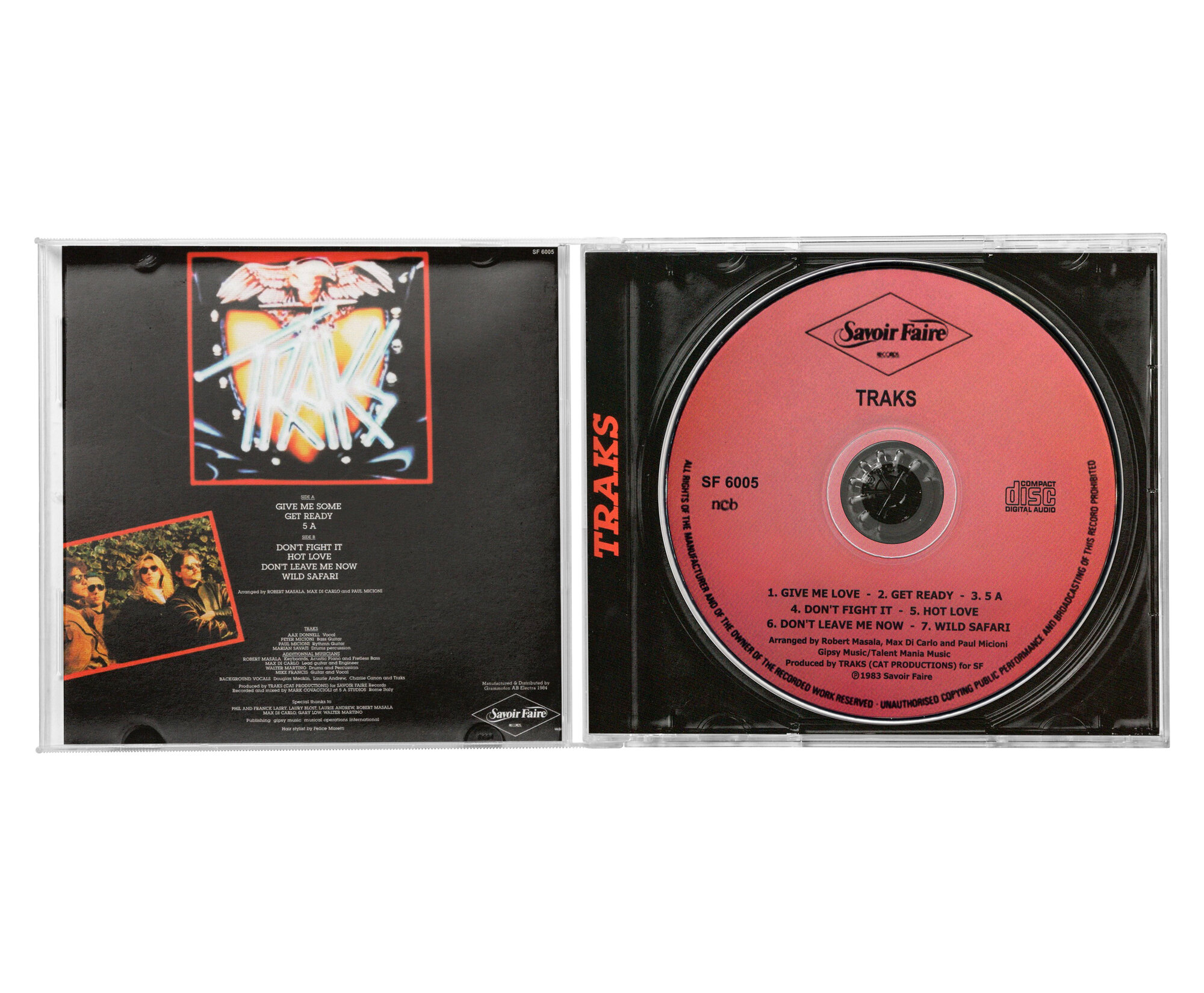Traks - Get Ready, 1983, 4-page, CD-Аудио — фото 1