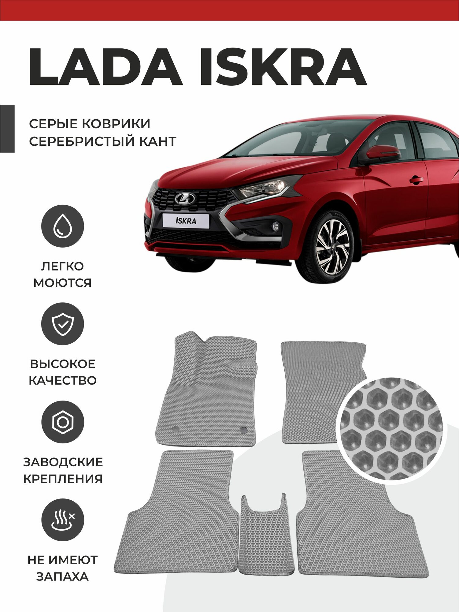 EVA коврики в машину Lada Iskra (Лада Искра) 2025