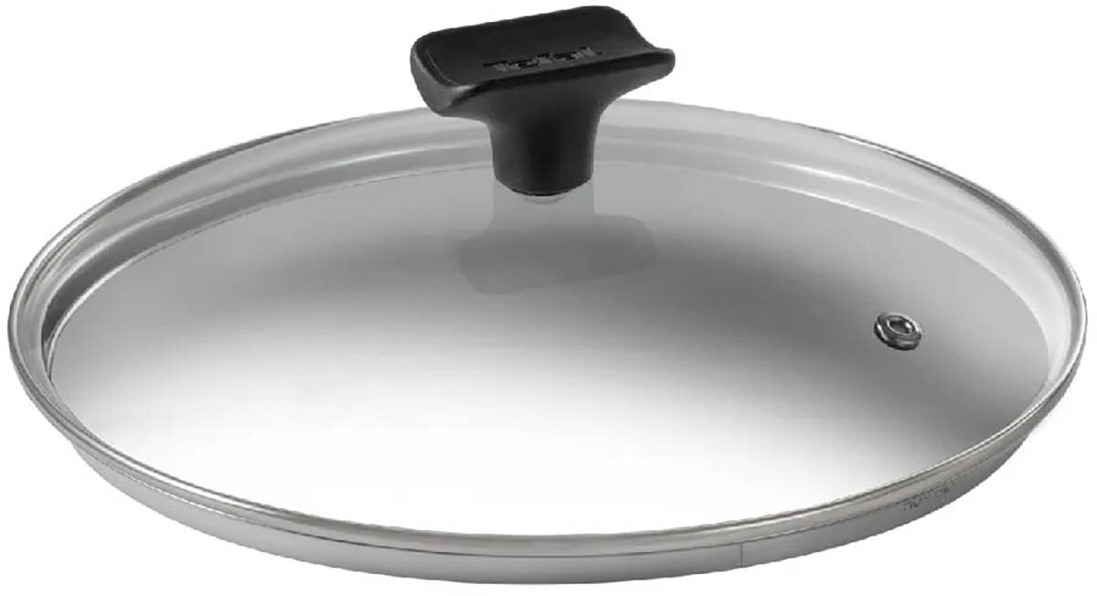 Стеклянная крышка 20 см Tefal Pro Cook 4215720 прозрачный, 22см, анти-брызги, Отверстие для выпуска пара