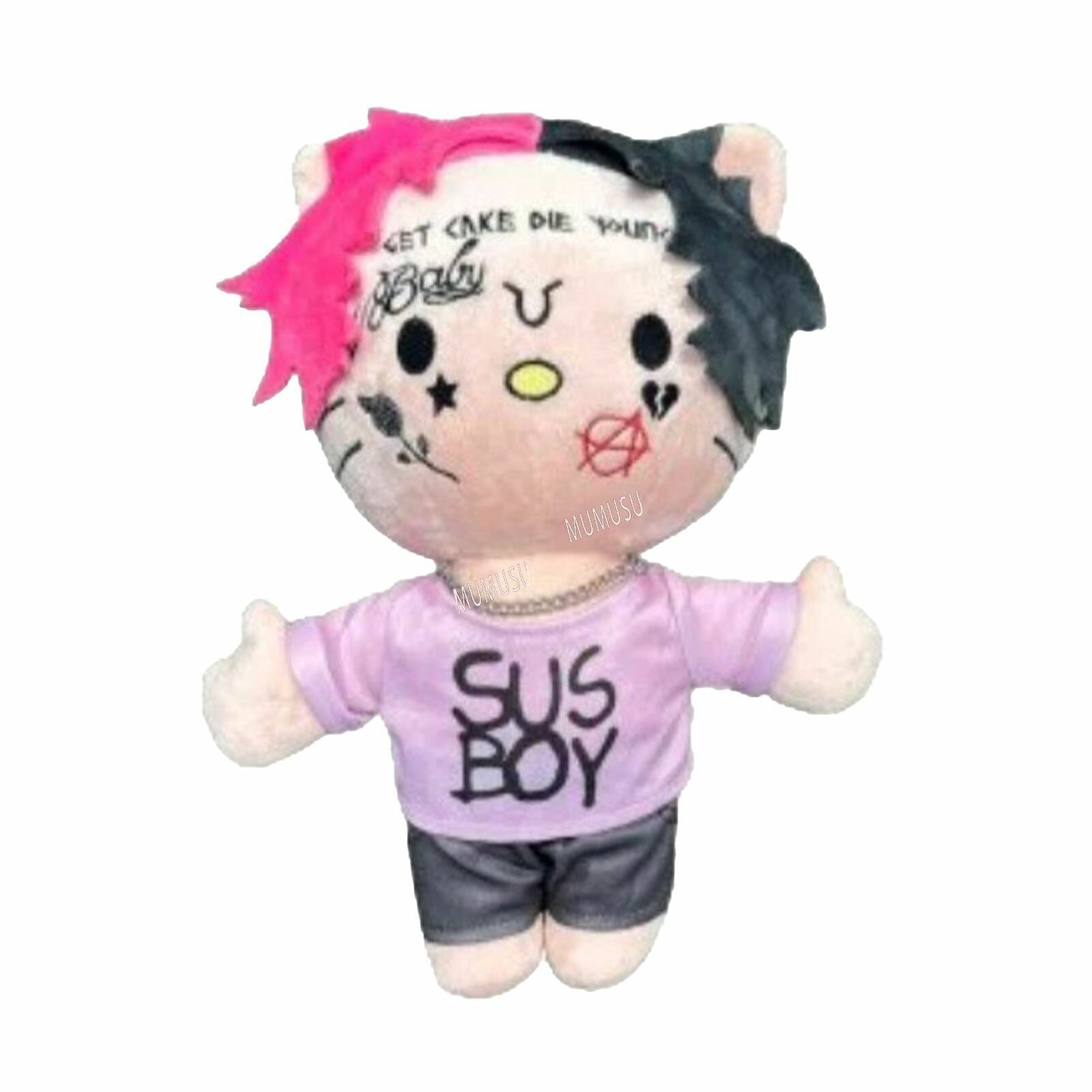 LIL PEEP cat Мягкая игрушка, billie eilish cat xxxtentacion cat / кот
