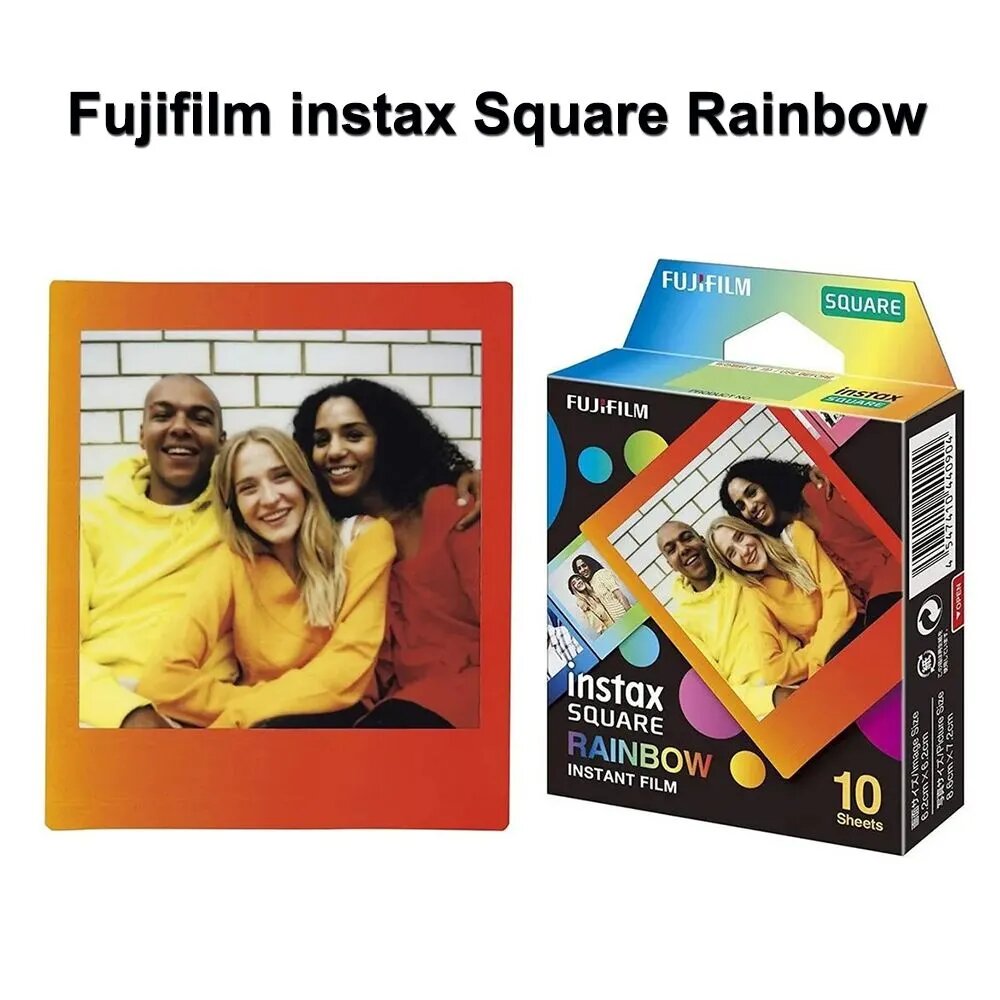 Картридж для Fujifilm Instax Mini Square, Rainbow 10 снимков