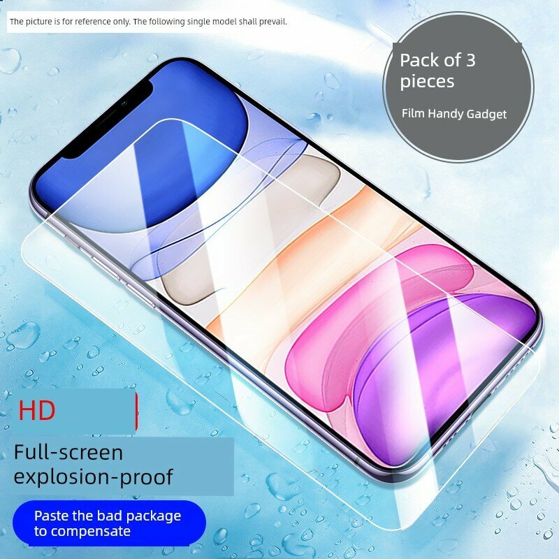 IPhone 11 Pro Max Стекло с высоким разрешением и антиприлипательным покрытием, 3 шт. набор