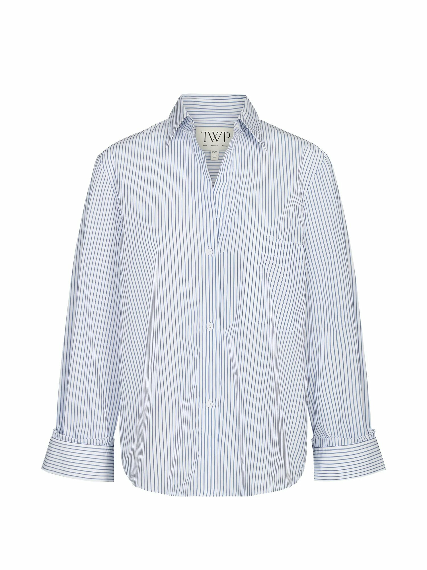 Рубашка Striped patch-pocket shirt