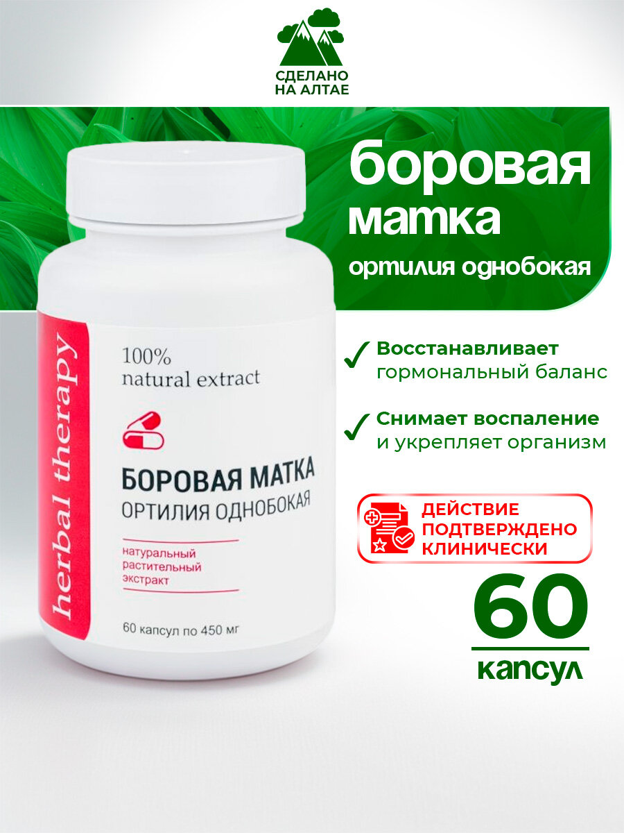 Экстракт Боровой матки Алфит плюс 60 капсул концентрат пищевой