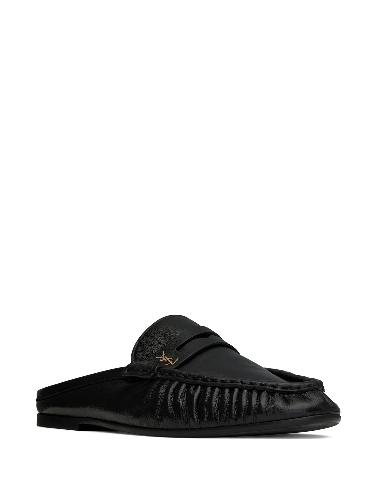 Лоферы Yves Saint Laurent Le Loafer Cassandre, размер 40, black/black — фото 1