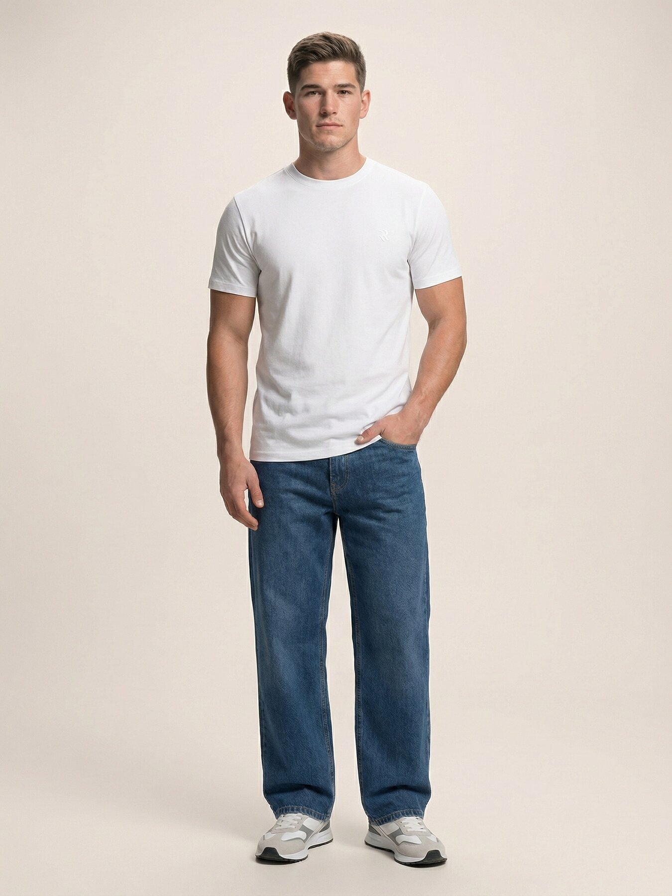 Футболка Ritter jeans, размер 54, белый — фото 1