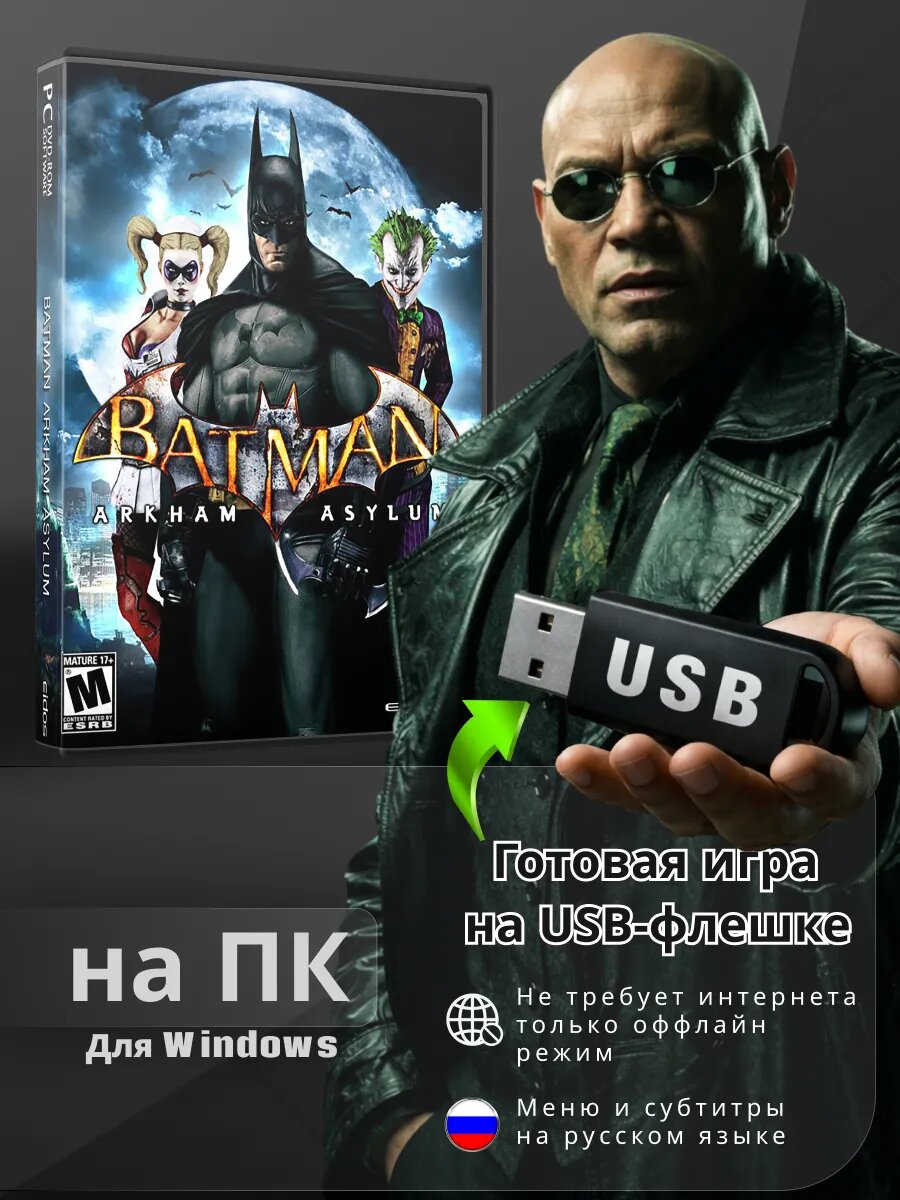 Batman: Arkham Asylum (2010) на USB флешке для ПК
