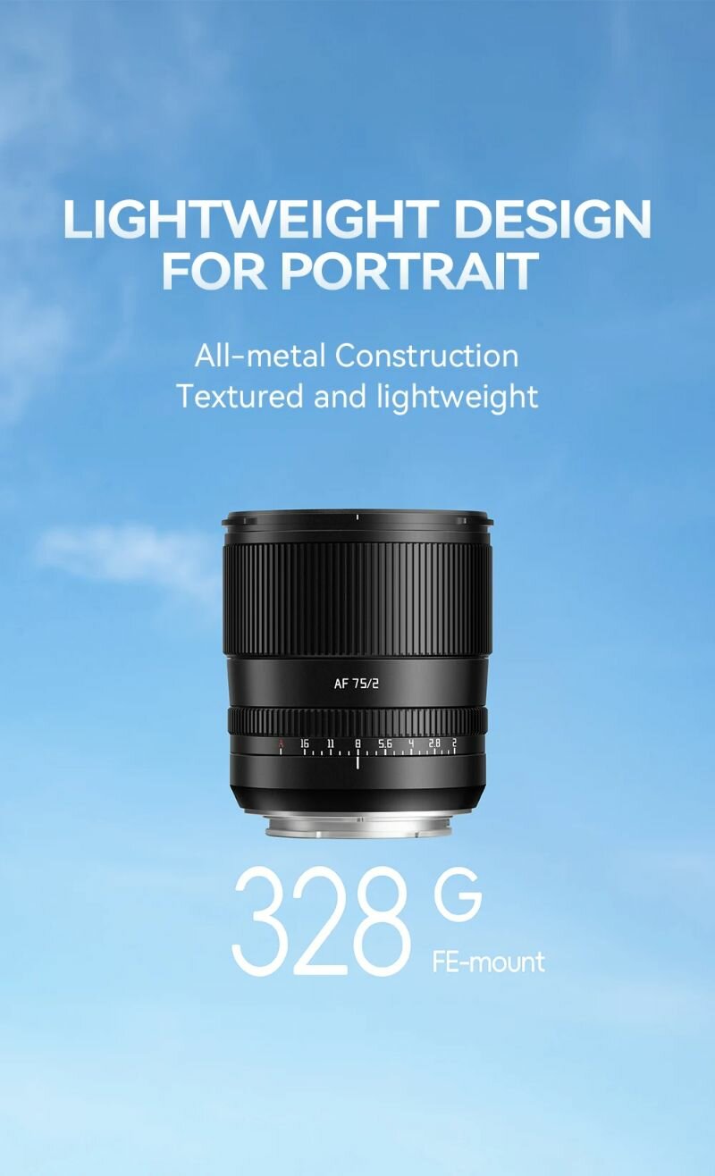TTartisan Объектив 75mm F2