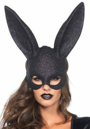 Маска карнавальная "Black Rabbit"