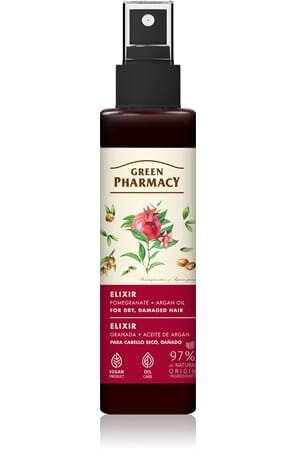 Сыворотка для волос Green Pharmacy Argan Oil & Pomegranate Elixir, 150 мл